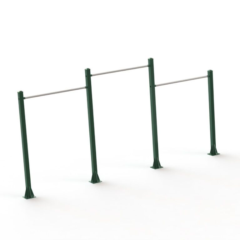Tri-Level Horizontal Bar (HBAR3) - Outdoor Gym Equipment